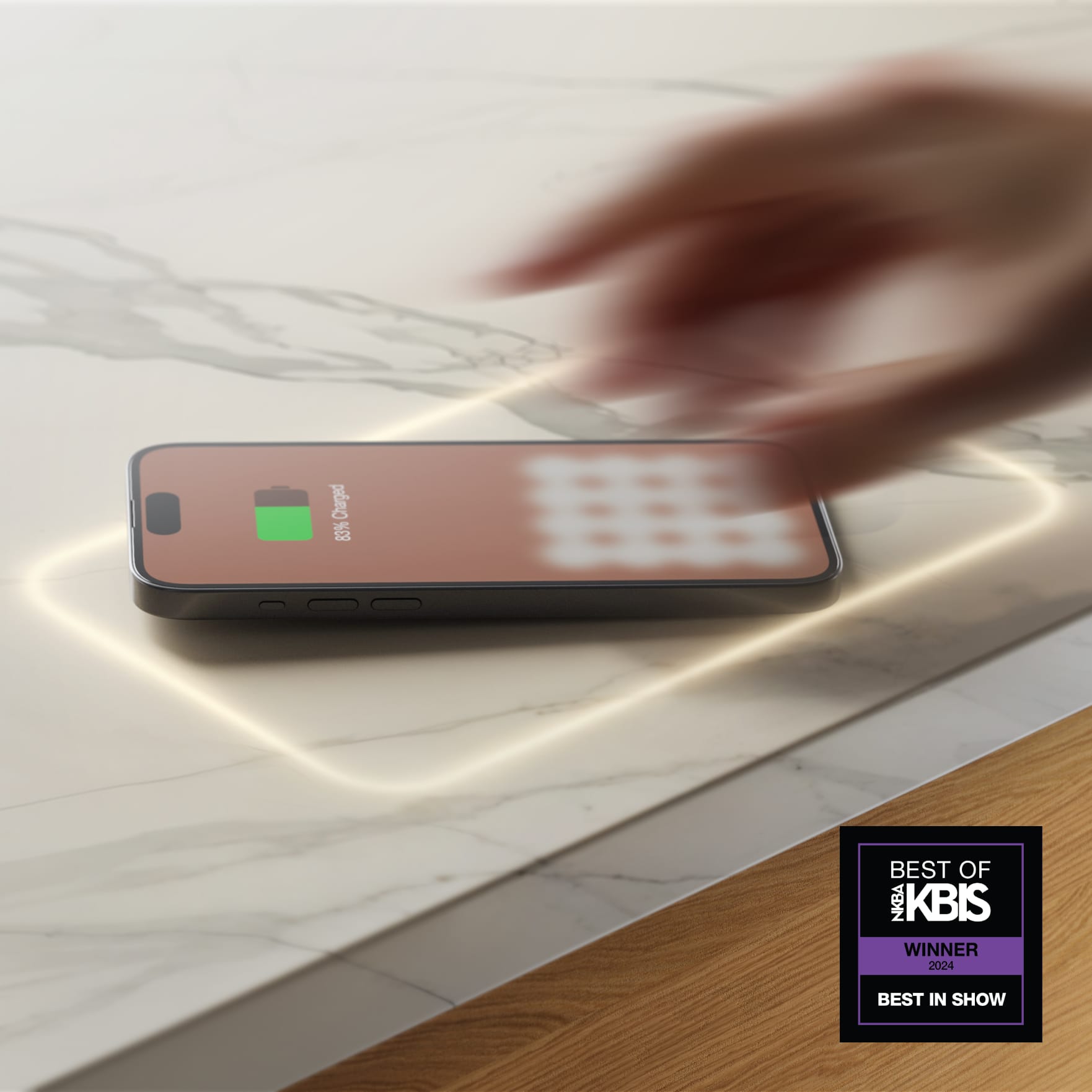 FreePower for Countertop Wins Top Honor in the Kitchen and Bath Industry - Best in Show at KBIS 2024